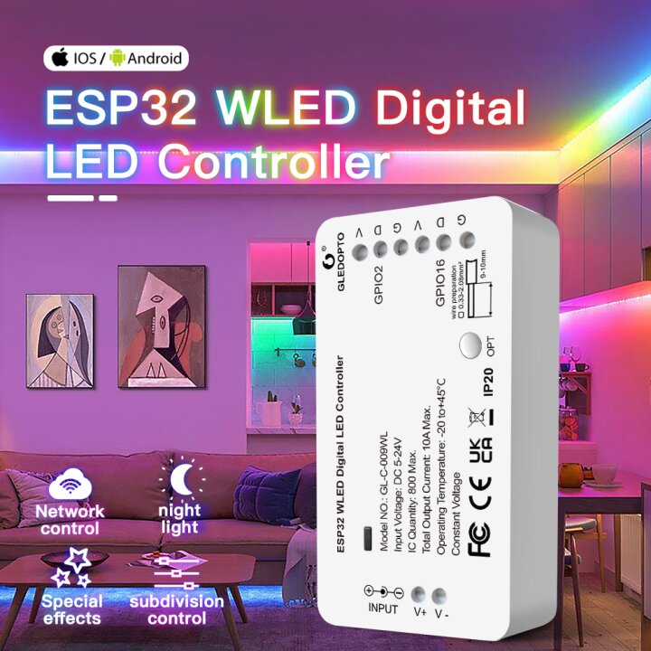GLEDOPTO WLED Controller - Gledopto ZigBee Light and Controller by LE ...