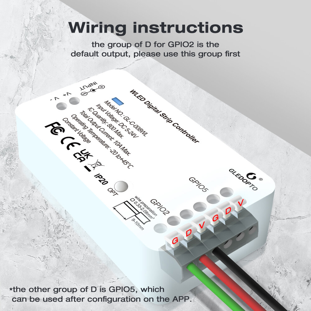 GLEDOPTO WLED Controller, 39,90