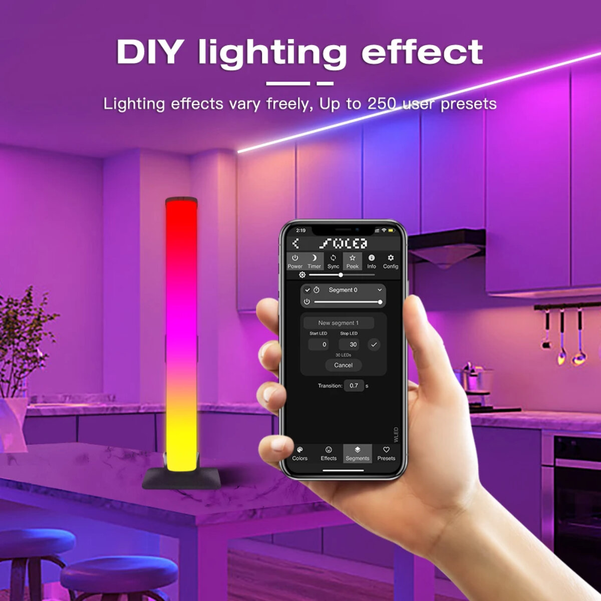 GLEDOPTO WLED Light Bar GL-C-LB-003, 29,99